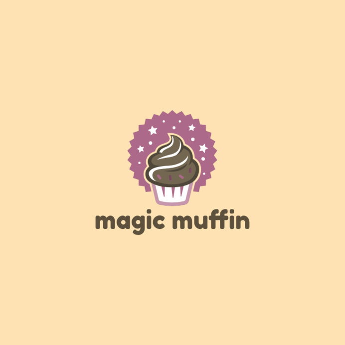 Placeit - Logo Template for a Bakery Featuring a Magic Muffin Graphic