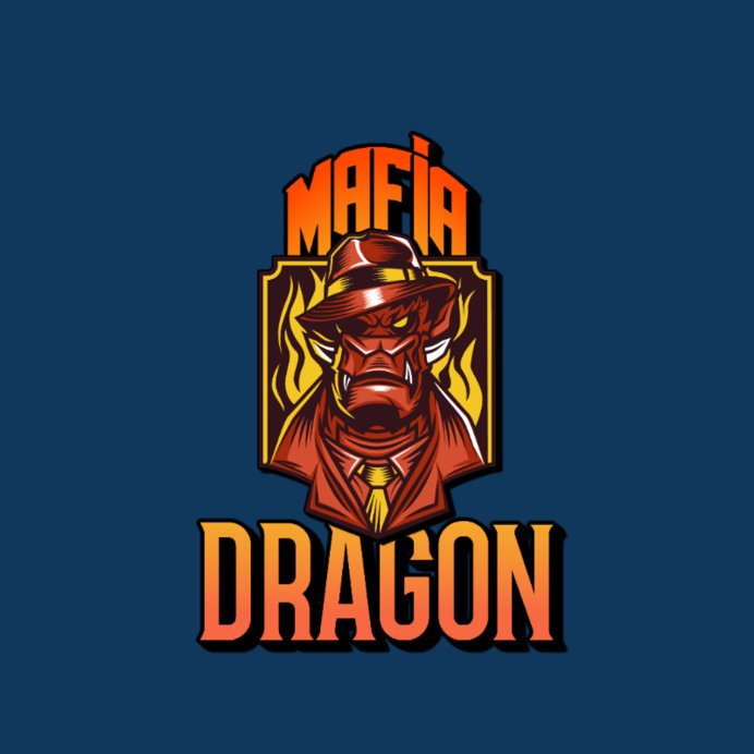 Placeit - Gaming Logo Creator with a Gangster Dragon Character