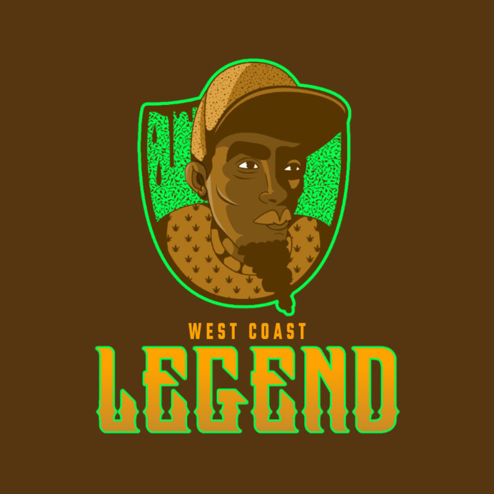 Placeit - Gaming Logo Creator Featuring a Rapper Illustration with a ...