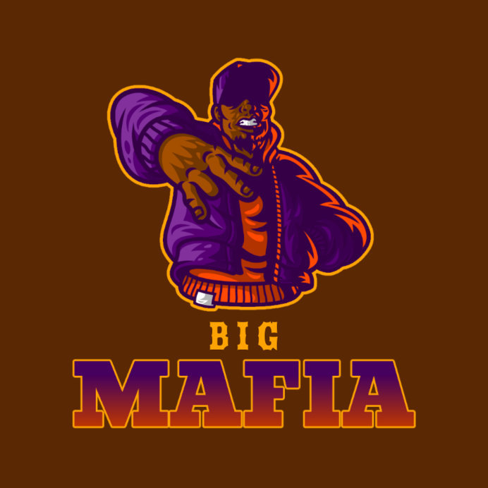 Placeit - Hip-Hop Logo Template Featuring a Cool Character