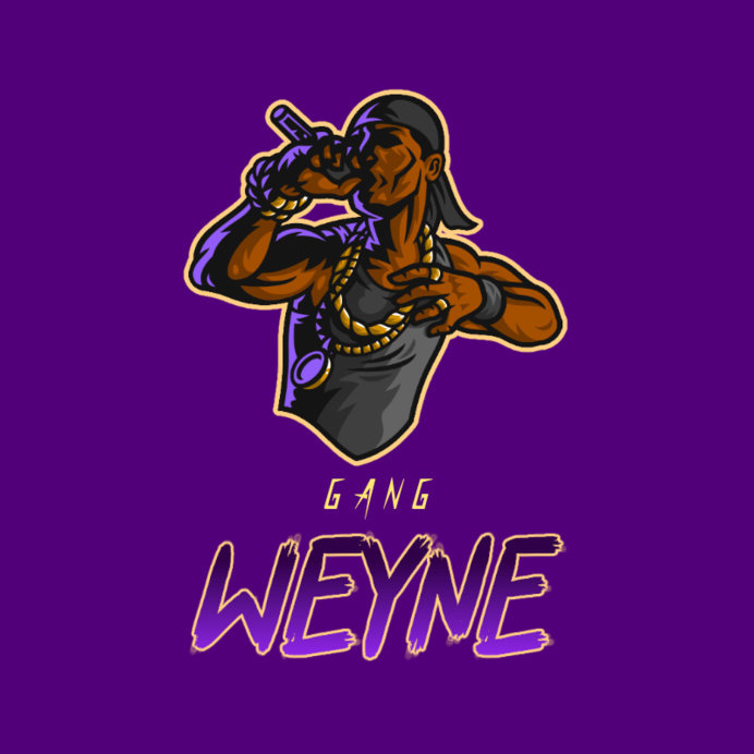 Placeit - Gaming Logo Creator with a Freestyle Rapper Character