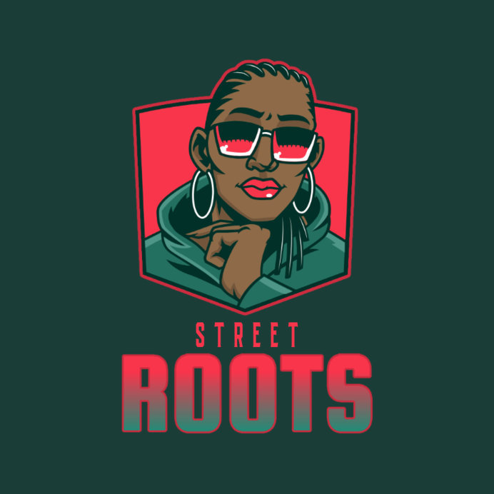 Placeit - Logo Maker Featuring an Illustration Inspired by a Hip Hop Artist