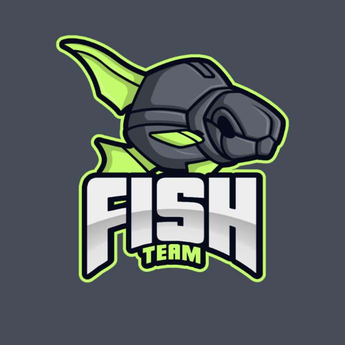 Placeit - Gaming Logo Maker with the Illustration of a Mechanical Fish