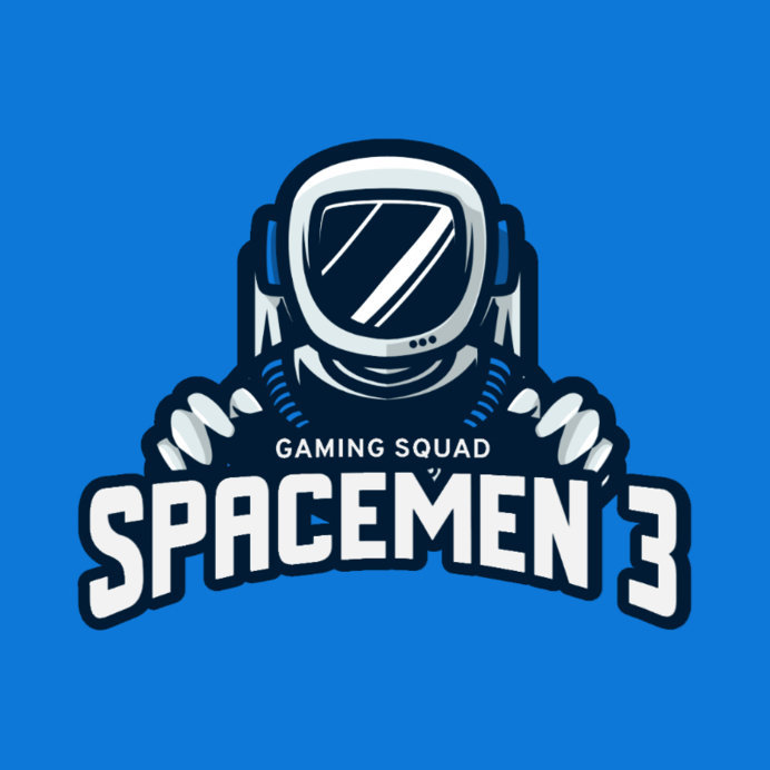 Placeit - Logo Template for Gamers Featuring a Spaceman Illustration