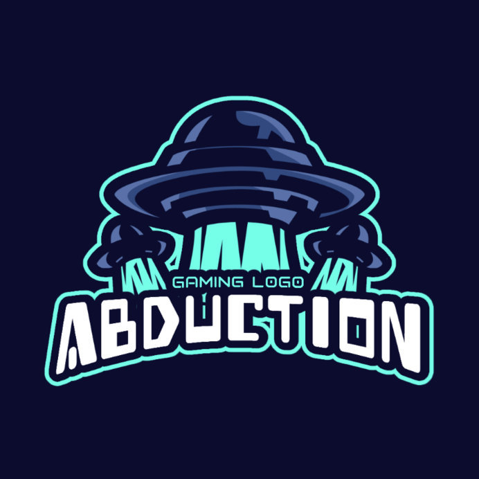 Placeit - Illustrated Gaming Logo Template Featuring Three UFOs Flying ...