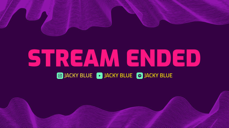 Placeit - Twitch Overlay Generator for a Stream Ended Screen with a ...