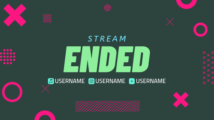 Placeit - OBS Overlay Maker for a Transmission Ended Screen Featuring ...