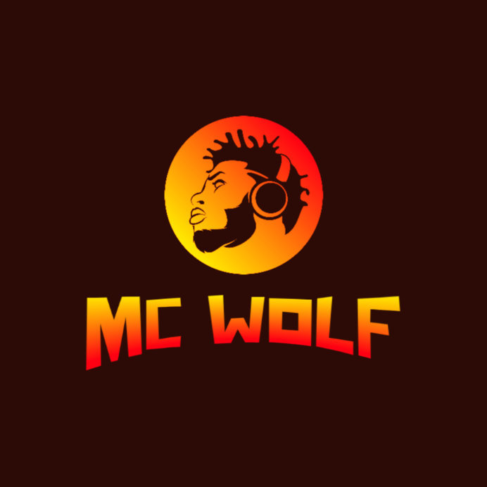 Placeit - Music Logo Generator Featuring an MC Illustration