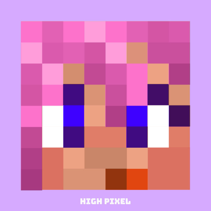 Placeit - Logo Maker for a Gaming Squad Featuring a Low-Res Block Avatar