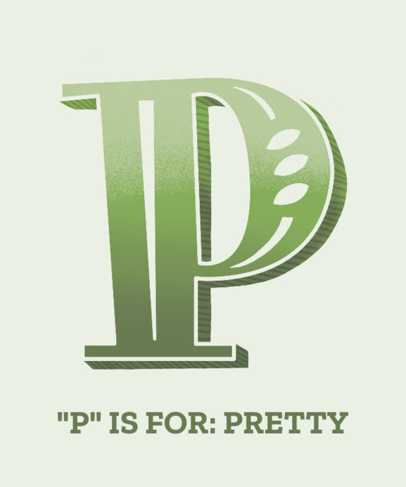 Placeit - T-Shirt Design Template with a Stylized Letter P Graphic