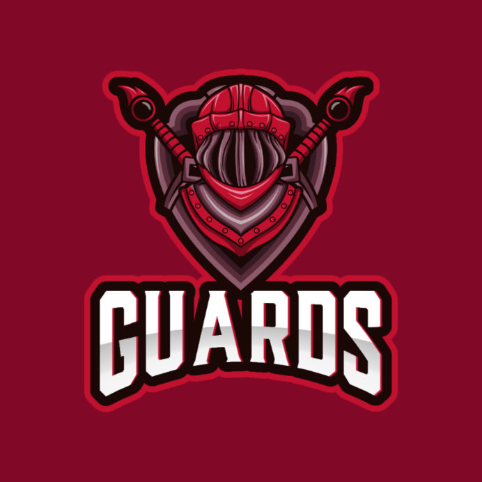 Placeit - Logo Maker for Gamers Featuring a Guard's Armor Illustration