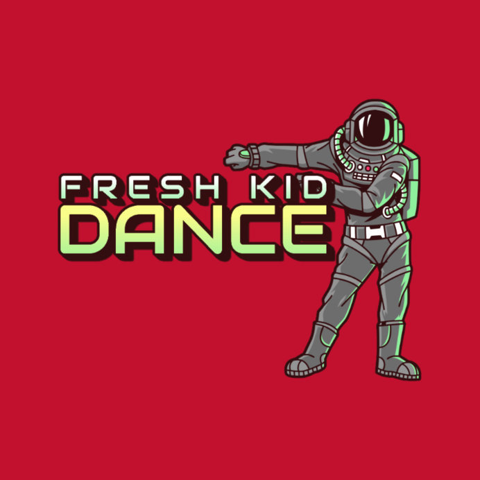 Placeit - Gaming Logo Maker with an Astronaut Doing the Floss Dance