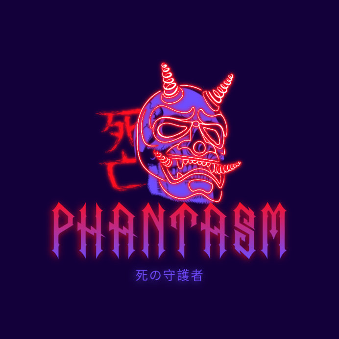 Placeit - Logo Maker for Trap Metal Artists Featuring a Neon Skull
