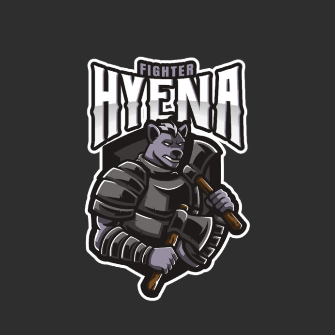 Placeit - Gaming Logo Maker with Armored Humanoid Creatures