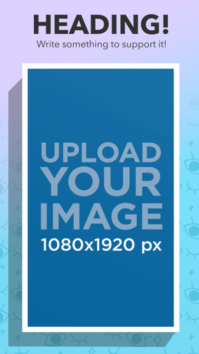 Placeit - App Store Screenshot Mockup Featuring a Gradient Background