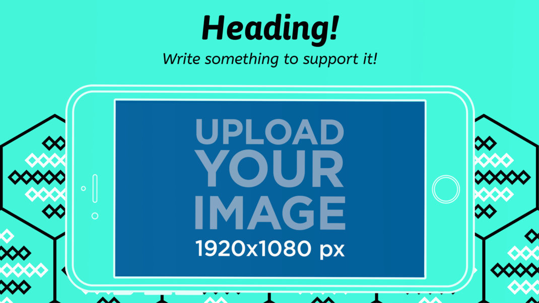 Placeit - AppStore Screenshot Mockup of a Transparent iPhone 6