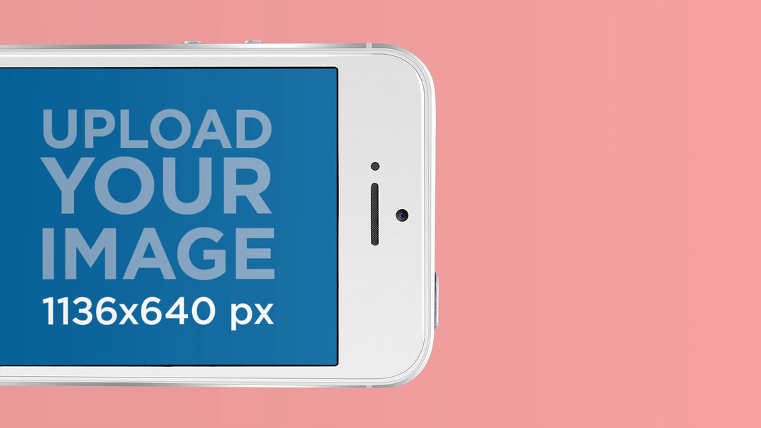 Placeit - AppStore Screenshot Mockup of a White iPhone 7 in Landscape ...