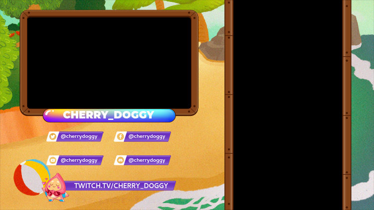 Placeit - Mobile Gaming Twitch Overlay Maker Featuring Illustrated ...