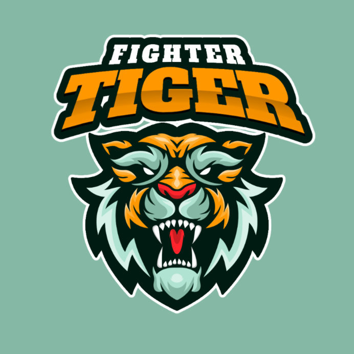 Placeit - Customizable Logo Template Featuring Aggressive Wild Animals