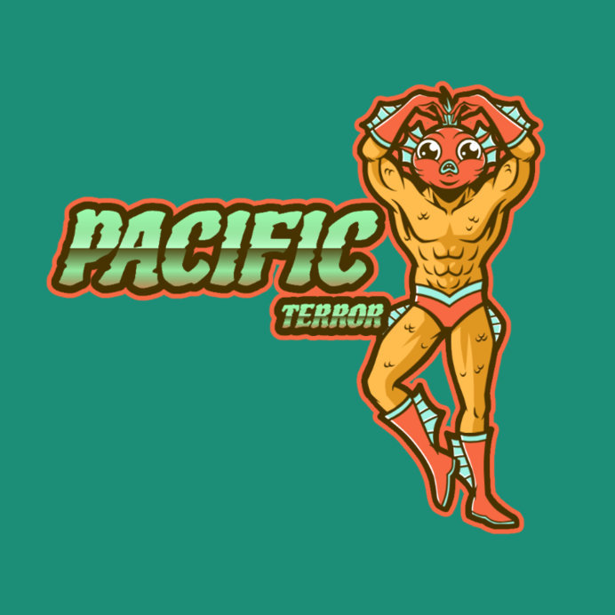 Placeit - Logo Template Featuring a Hybrid Fish Man