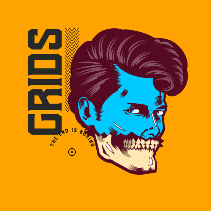 Placeit - Logo Maker for an Apparel Line Featuring a Half Man and Half ...