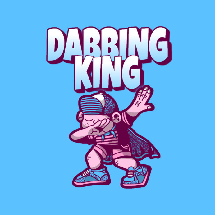 Placeit - Clothing Brand Logo Creator Featuring a Little Boy Dabbing