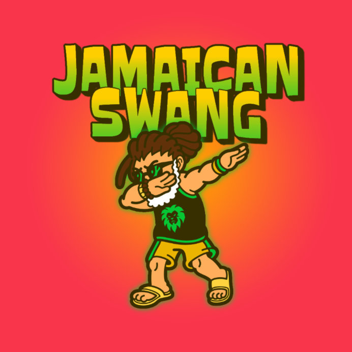 Placeit - Streetwear Logo Template Featuring Dabbing Cartoon Characters