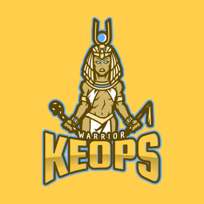 Placeit - Gaming Logo Maker Featuring a Pharaoh Illustration