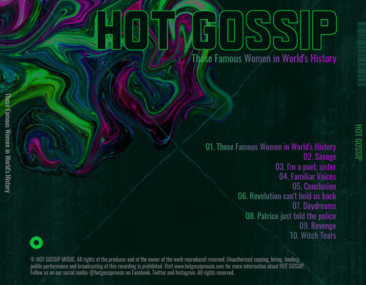 Placeit - Hip-Hop Album Back Cover Design Template with Cool Amorphous ...