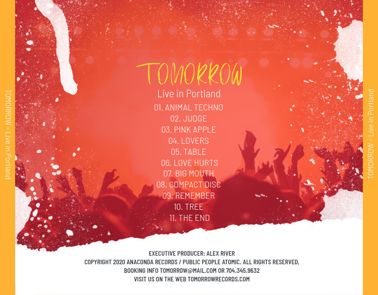 Placeit - Back Album Cover Template with Paint Splashes