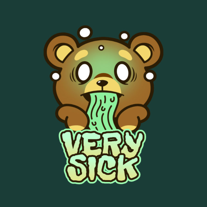 Placeit - Twitch Emote Logo Generator Featuring a Vomiting Teddy Bear ...
