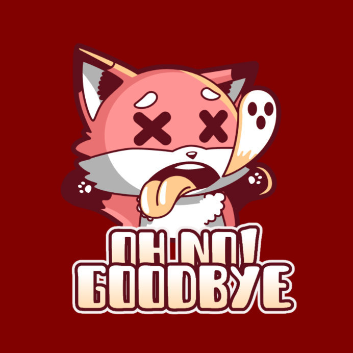 Placeit - Twitch Emote Logo Template of a Fox with a Funny RIP Face