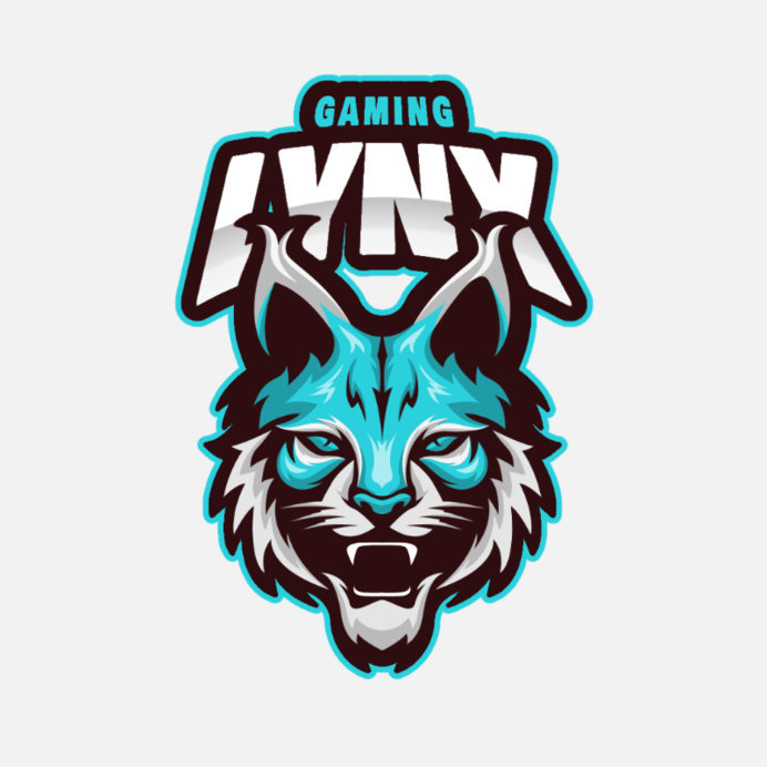 Placeit - Illustrated Gaming Logo Template Featuring Aggressive Animals