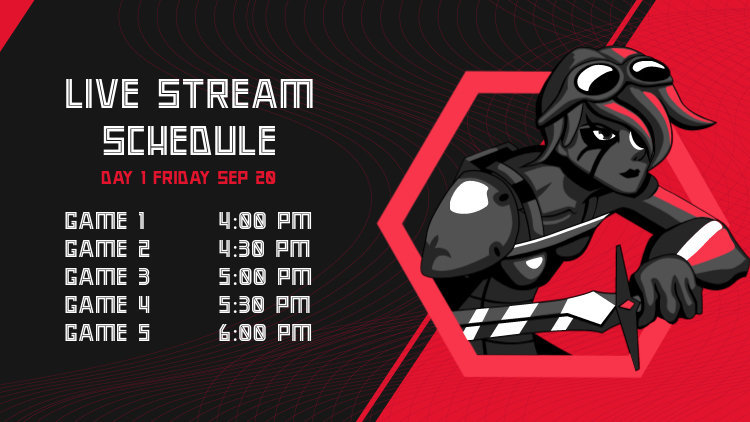 Placeit - Twitch Banner Template for a Streaming Schedule Featuring a ...