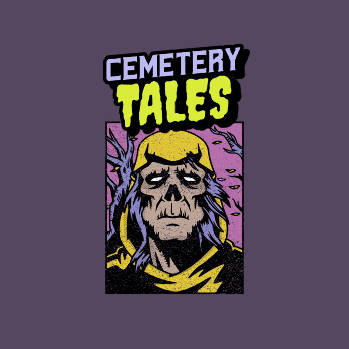 Placeit - Comic-Inspired Music Logo Maker with a Horror Character Graphic
