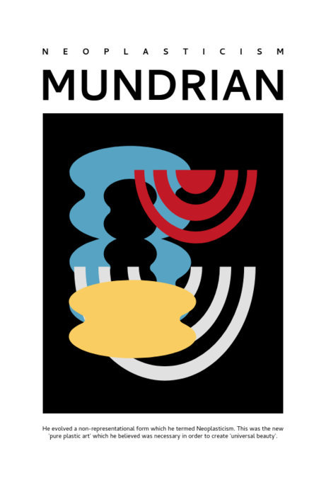 Placeit - Abstract Poster Design Template Featuring Art Movements ...