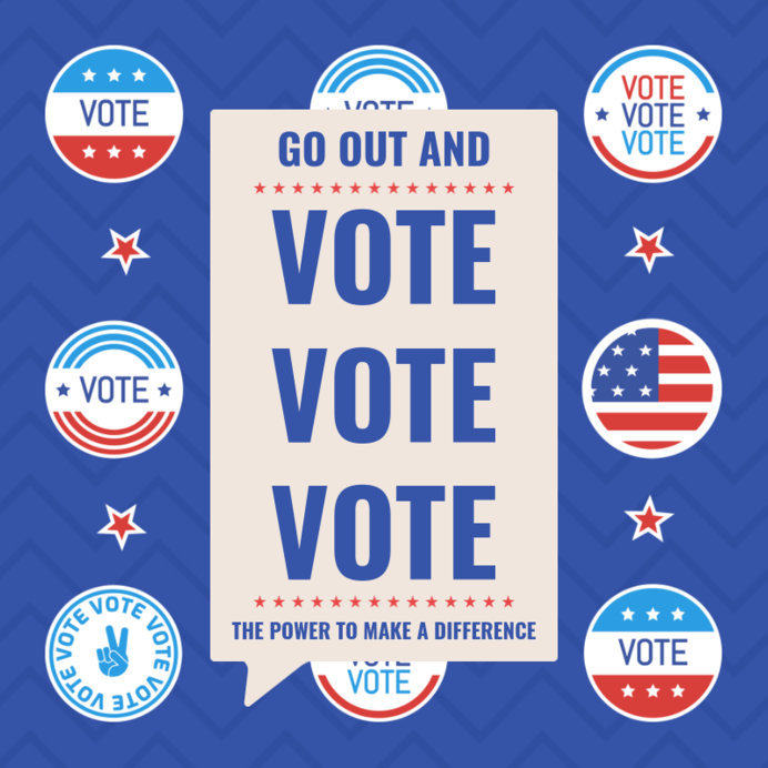 Placeit - Instagram Post Maker for a Political Campaign Voting Promo