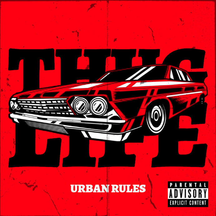 Placeit - Album Cover Creator for a Rapper Featuring a Muscle Car ...