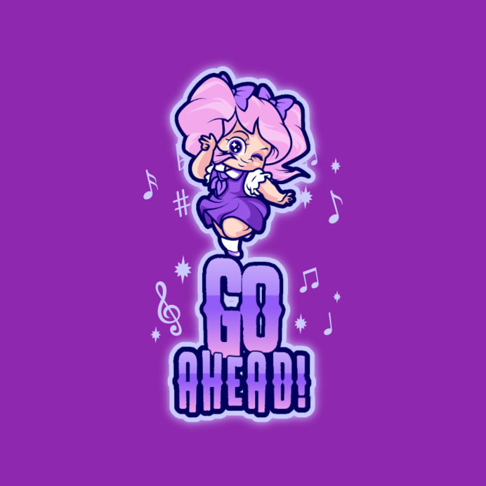 Placeit - Chibi-Style Logo Maker with a Charming Girl with Pink Hair