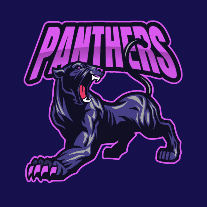 Placeit - Team Logo Creator with a Fierce Panther Graphic