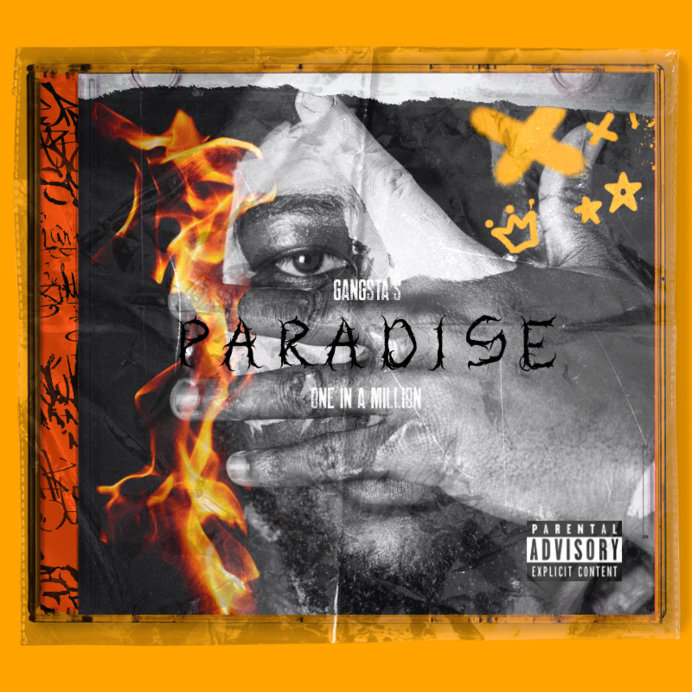 Placeit - Album Cover Art Generator for Hip-Hop Singers Featuring Fire ...