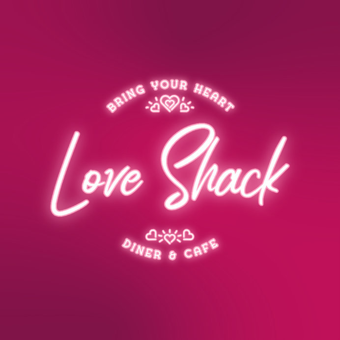 Placeit - Late Dinner Logo Generator Featuring Glowing Typeface