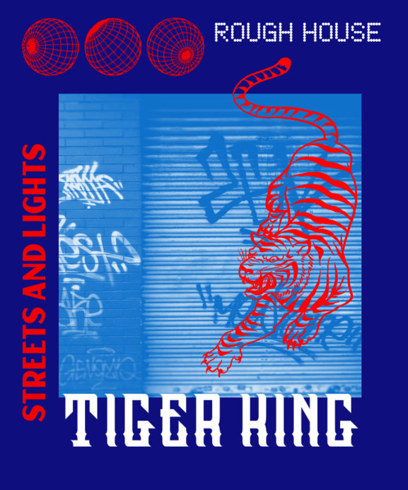 Placeit - Anti-Design Style T-Shirt Design Featuring a Graffiti Picture