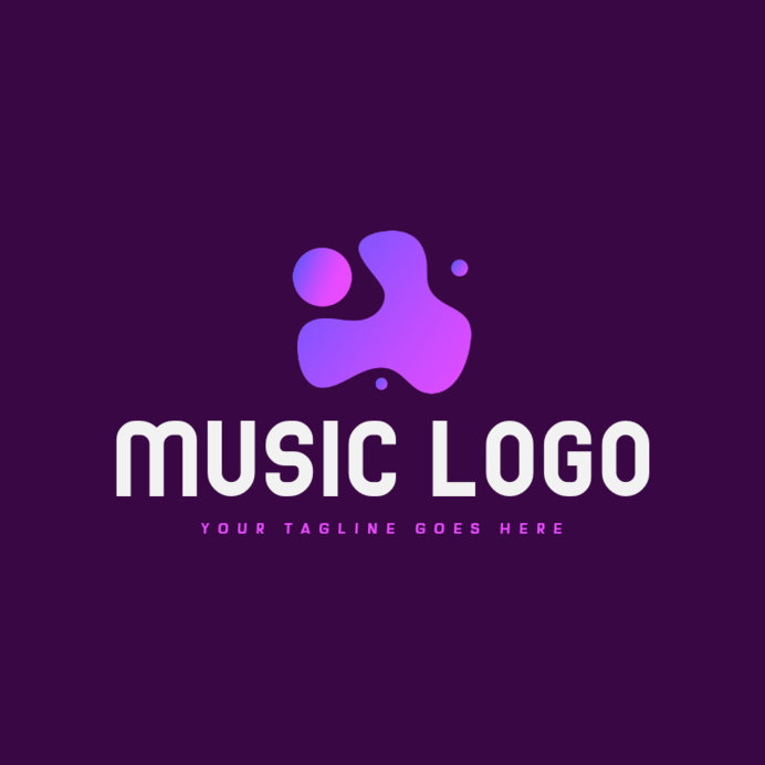 Placeit - Music Logo Maker Featuring an Abstract Stain-Like Clipart