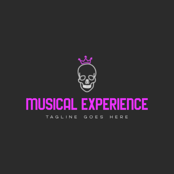 Placeit - Logo Generator for a Rap Music Channel Featuring a Skull Graphic