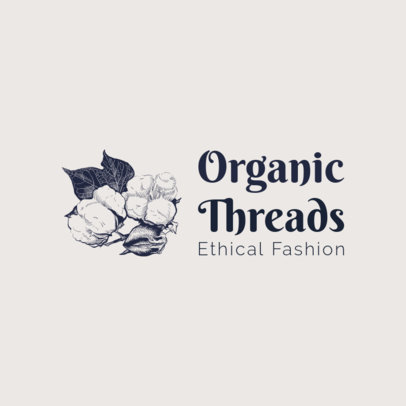 Placeit - Ethical Fashion Brand Logo Maker With Cotton Graphics