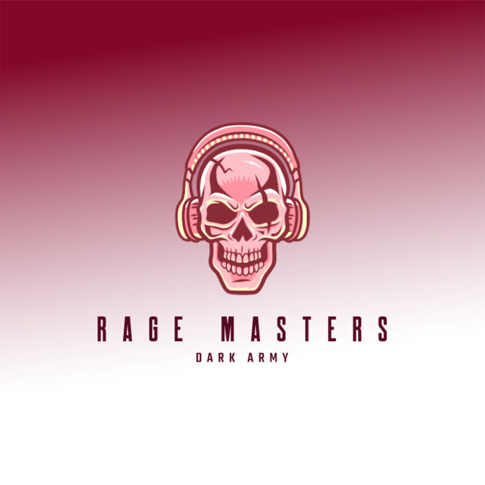 Placeit - Logo Template Featuring an Evil Gamer Skull