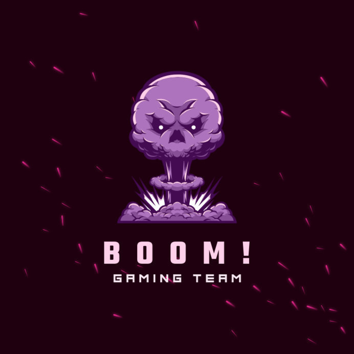 Placeit - Gaming Team Logo Creator with a Graphic of an Explosion