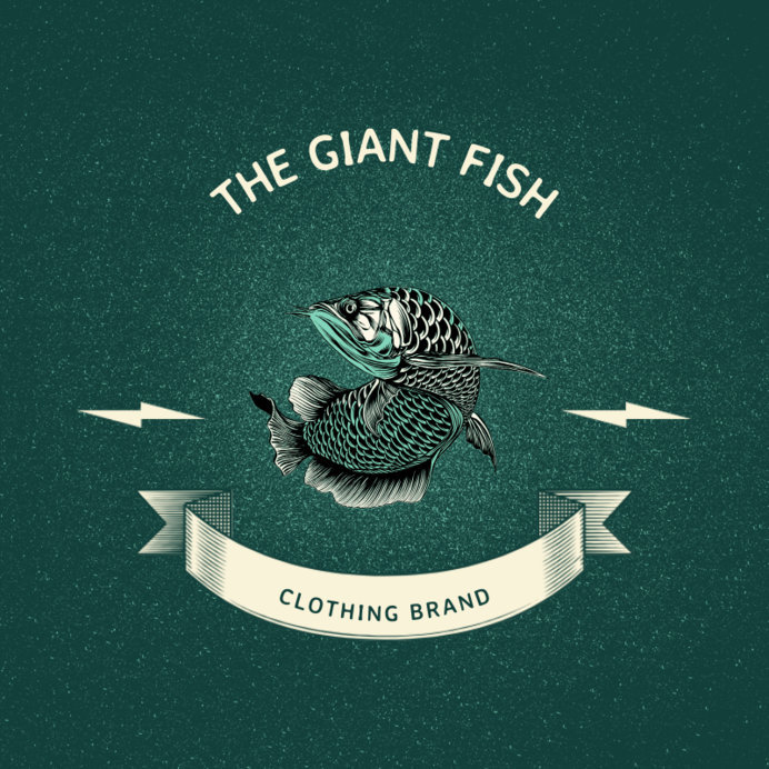 Placeit - Logo Maker for a Clothing Brand with a Realistic Fish Clipart