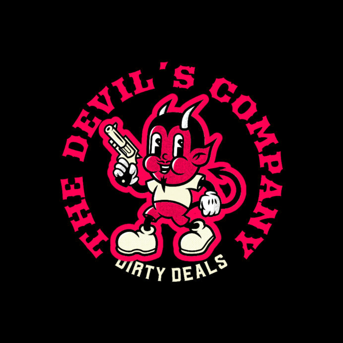 Placeit - Company Logo Maker with a Cartoon of a Devil